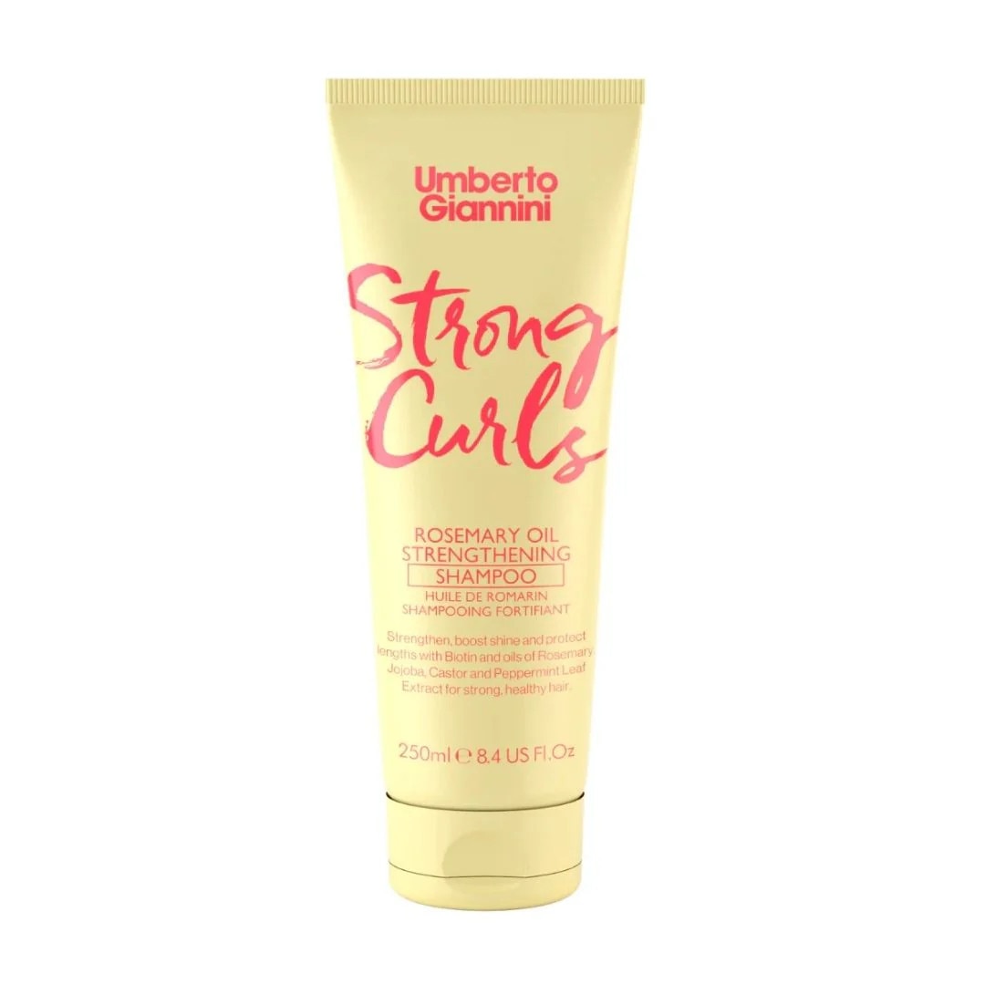 Sampon fortifiant cu ulei de rozmarin pentru parul cret, Strong Curls ...
