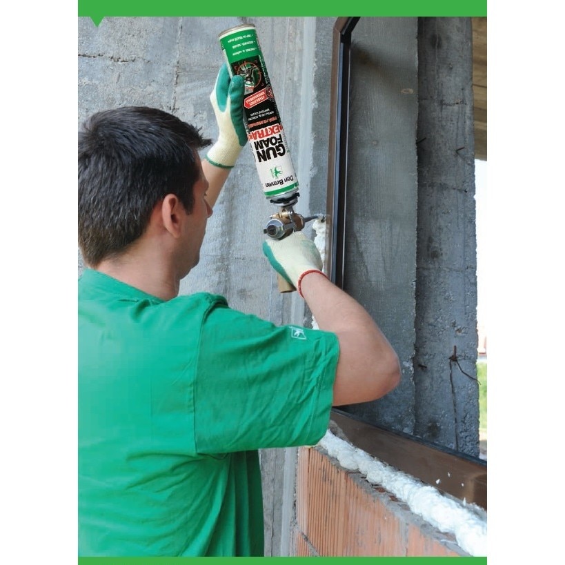 Spuma poliuretanica Den Braven, 750 ml, aplicare cu pistol - eMAG.ro