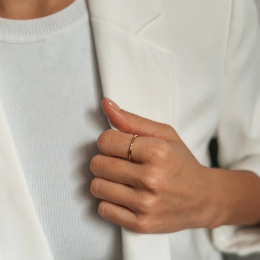 Inel din aur Elegance - Diamante - eMAG.ro