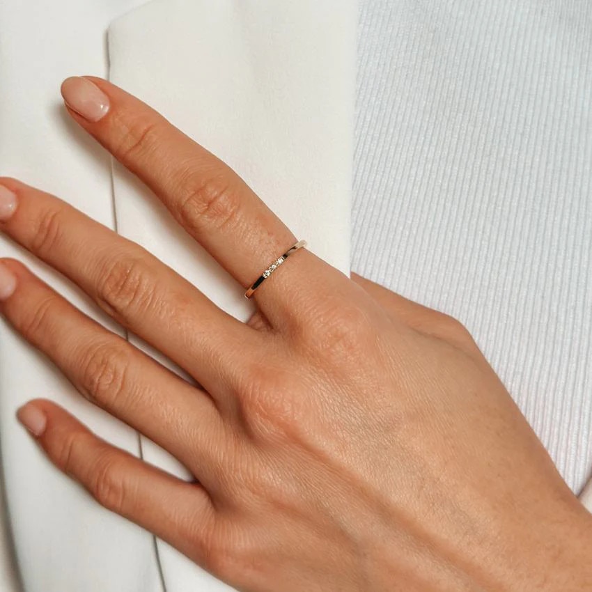 Inel din aur Elegance - Diamante - eMAG.ro