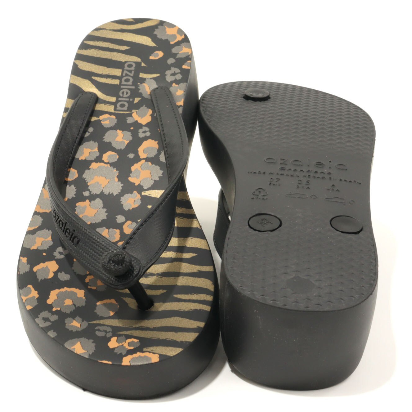 Slapi dama Mari Print Light Plat 18444 91316-BLACK-38 - eMAG.ro