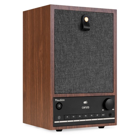 Radio internet, 40W, Bluetooth/USB/FM/DAB+/Wi-Fi, maro, Audizio CANZO ...