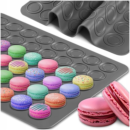 Tava Copt Silicolnica Pentru Coacerea Macarons, Antiderapanta ...
