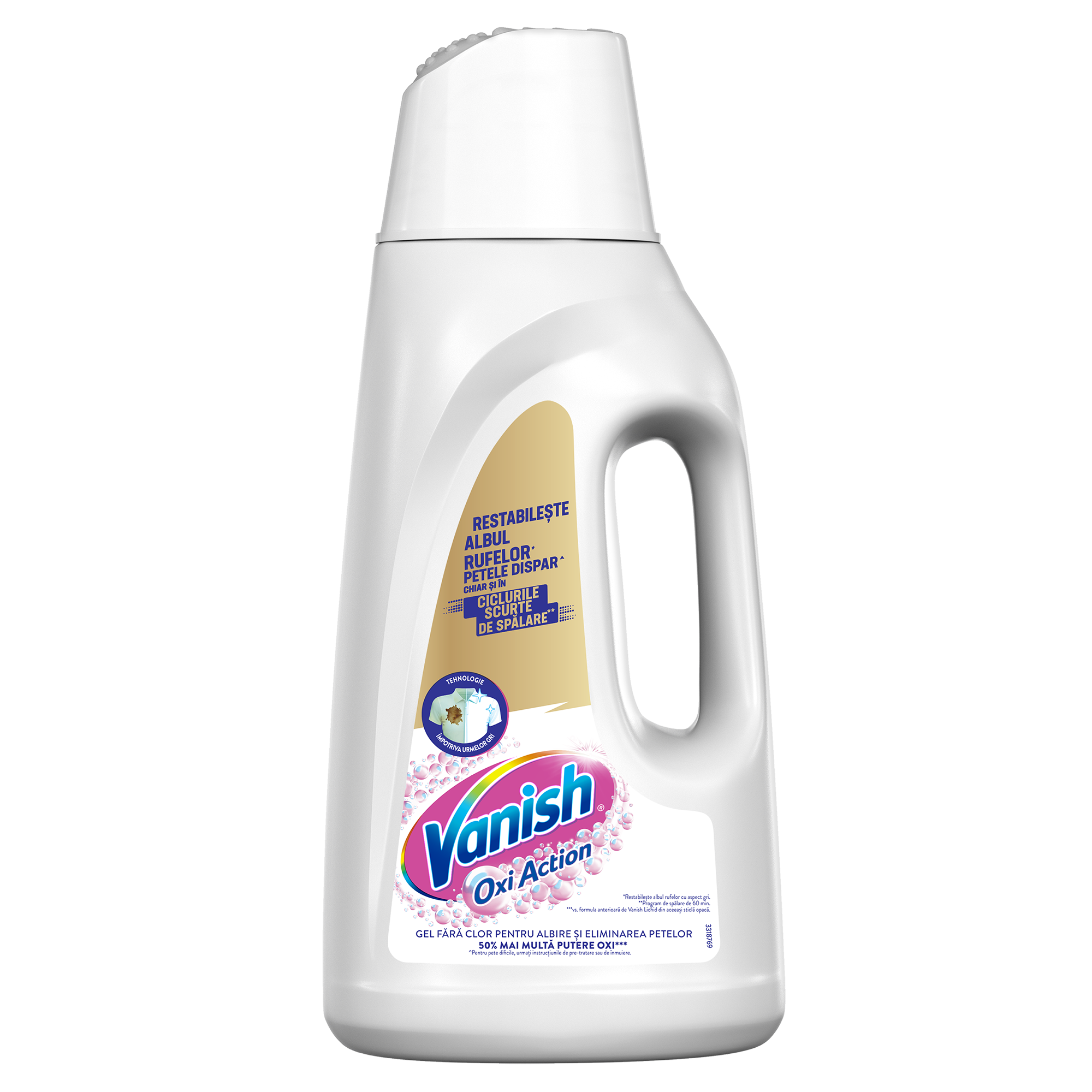 Gel pentru indepartarea petelor de pe haine albe Vanish Premium Gold ...