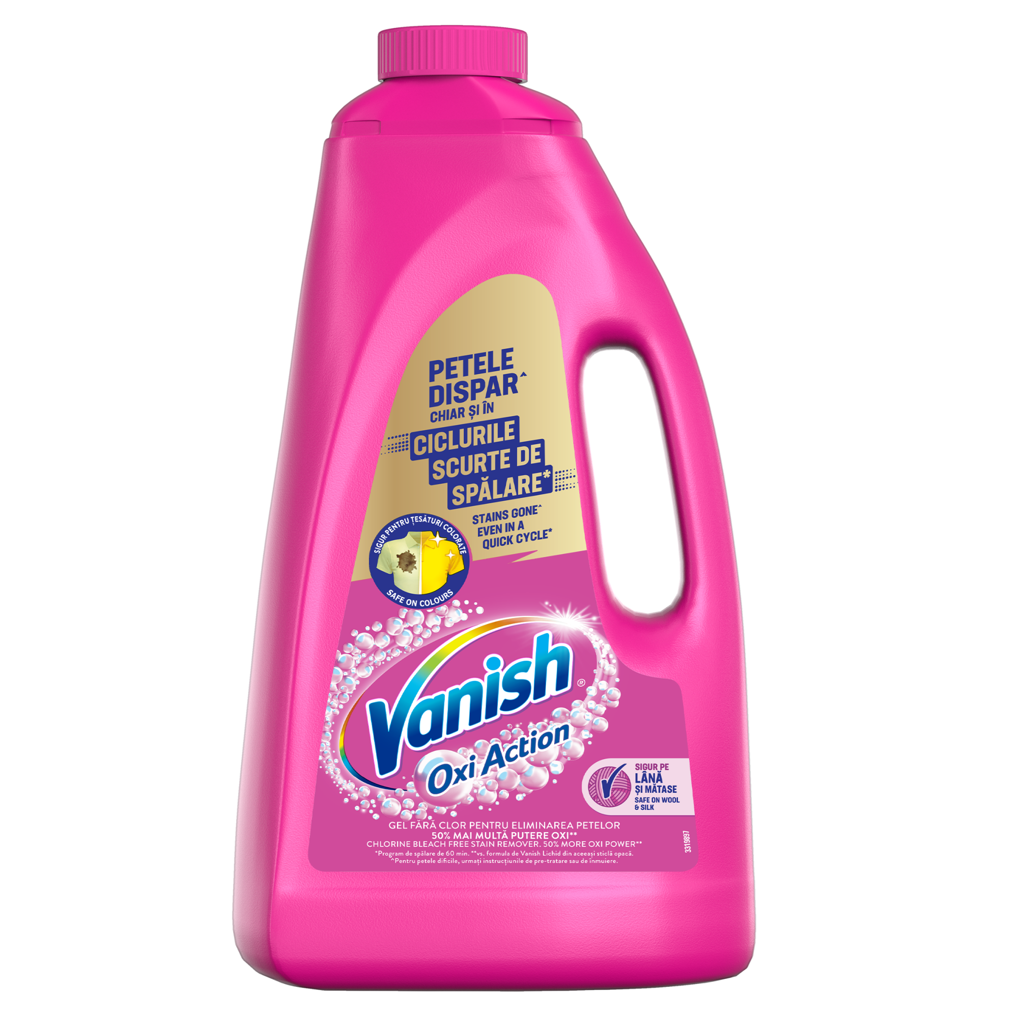 Gel pentru indepartarea petelor de pe haine colorate Vanish Premium ...