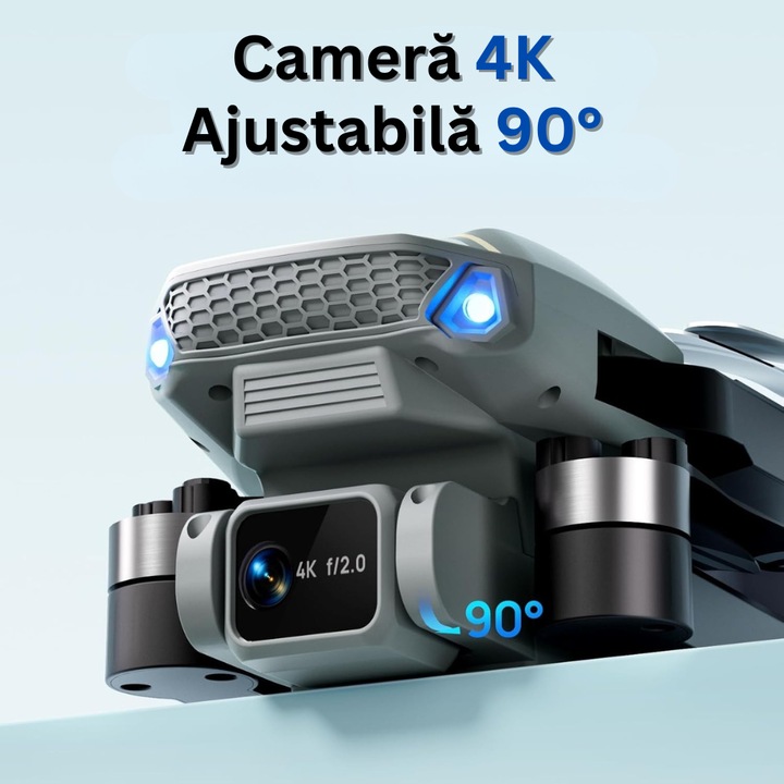 Drona cu Telecomanda S20, Camera 4K, WiFi 5G, Pozitionare in Flux Optic ...