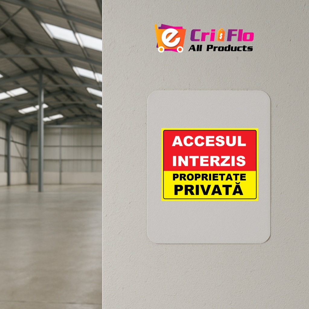 Indicator Pentru accesul interzis proprietate privata, Sticker ...