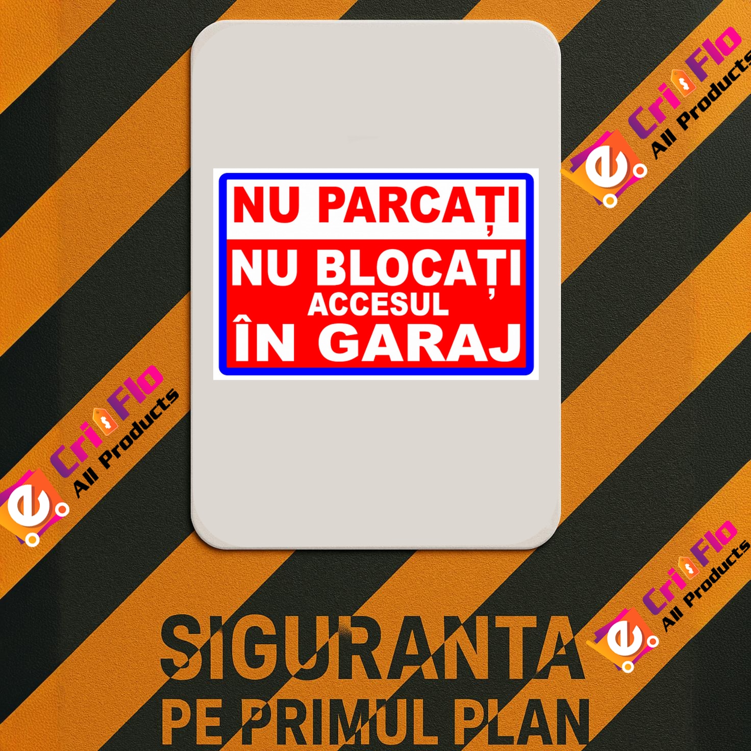 Indicator Semn nu parcati nu blocati accesul in garaj, Sticker ...