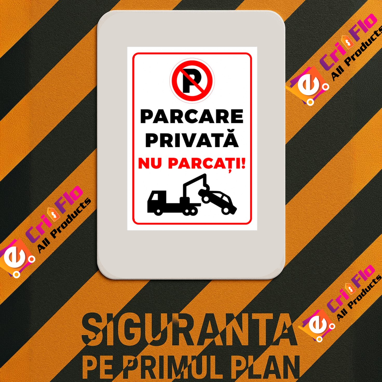 Indicator Semn pentru interzicere parcare privata nu parcati, Sticker ...