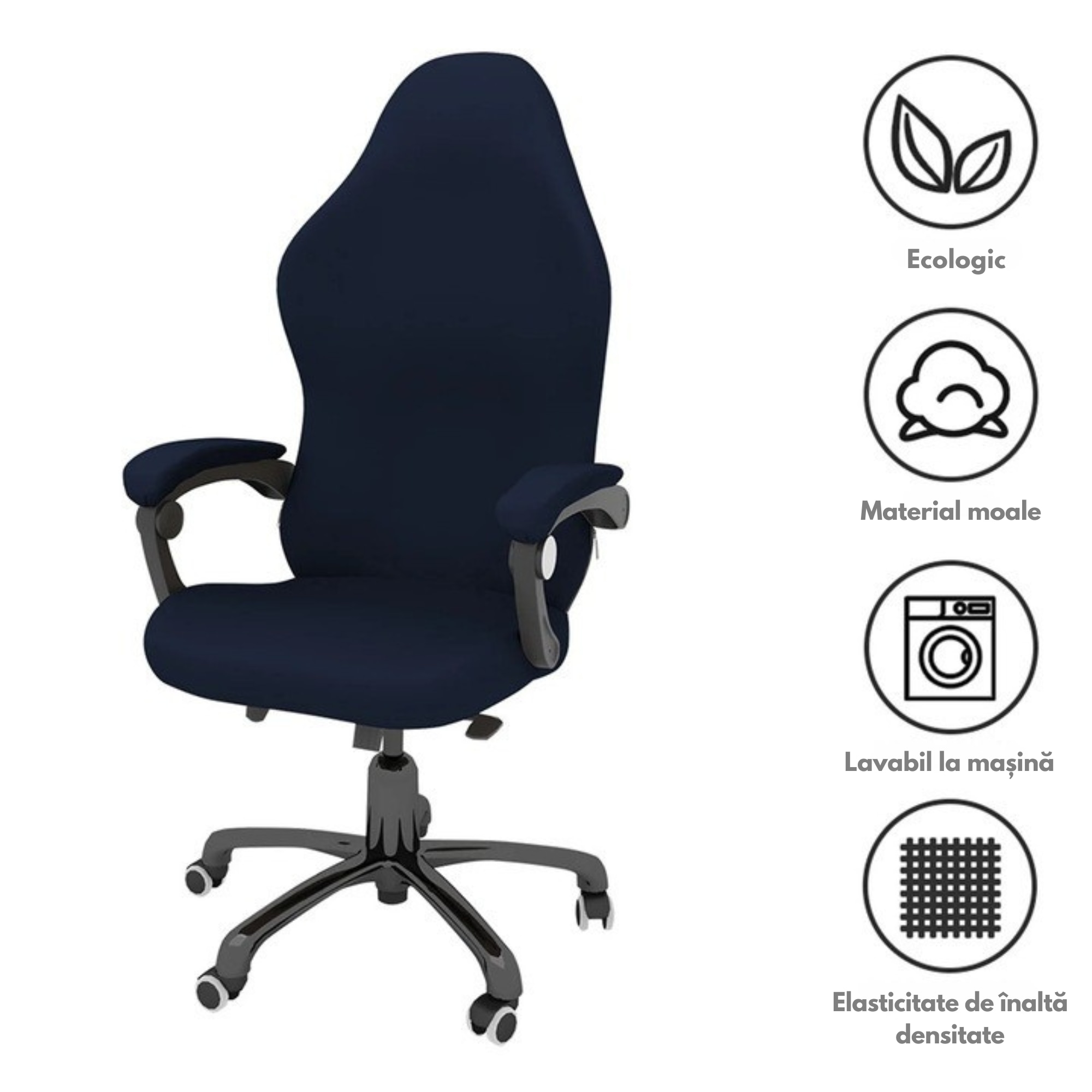 Husa universala VarioShop pentru scaun de gaming si birou, material ...