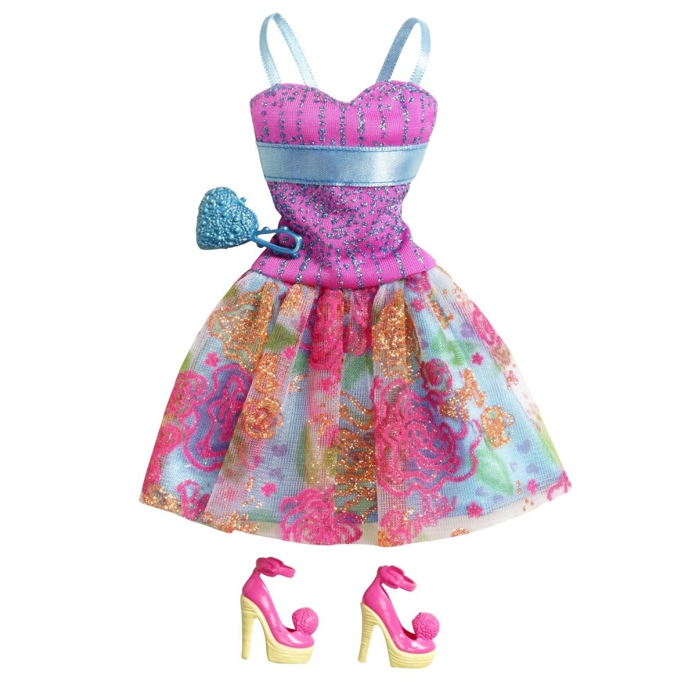 Set imbracaminte cu rochie de seara Mattel Barbie - eMAG.ro