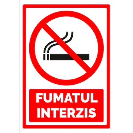 Indicator Semn de fumatul interzis, Sticker autocolant, Cri-Flo ...