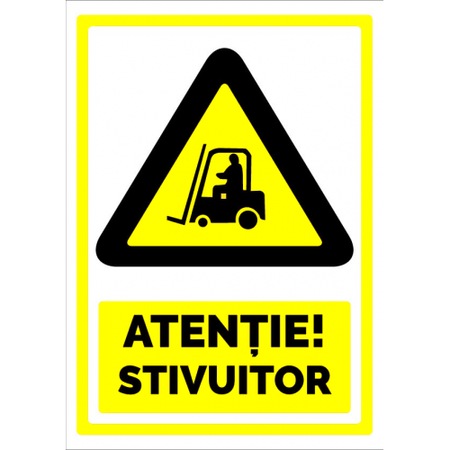 Indicator Semn stivuitor, Sticker autocolant, Cri-Flo, Dimensiune A5 ...