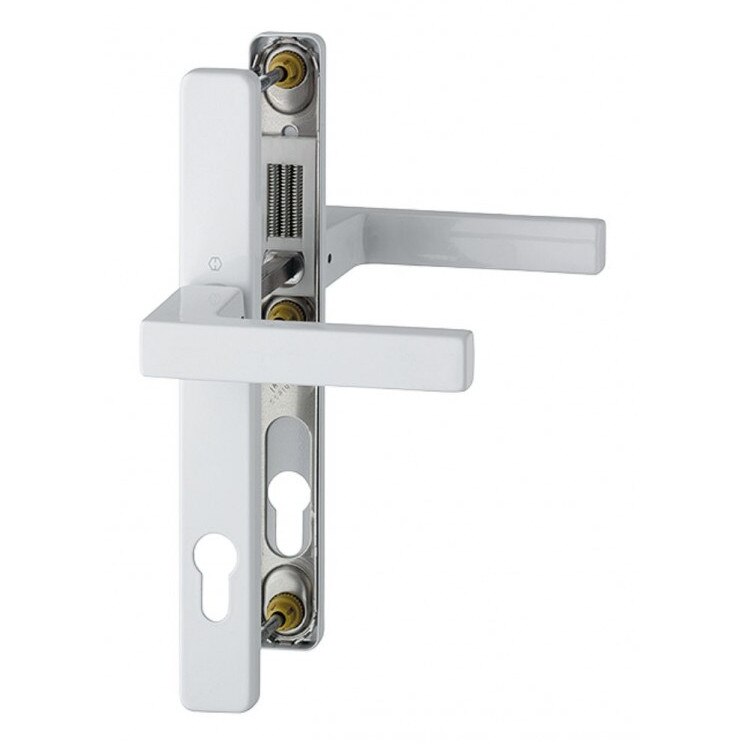 Maner usa termopan, Hoppe Austin, 92 x 30 mm, aluminiu, culoare alb RAL ...