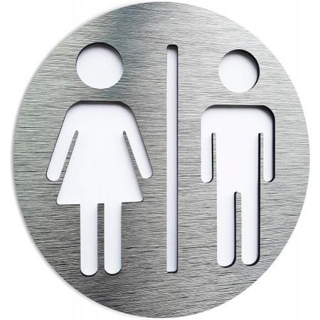 Indicator pentru toaleta comuna pentru baie, Sticker autocolant, Cri ...