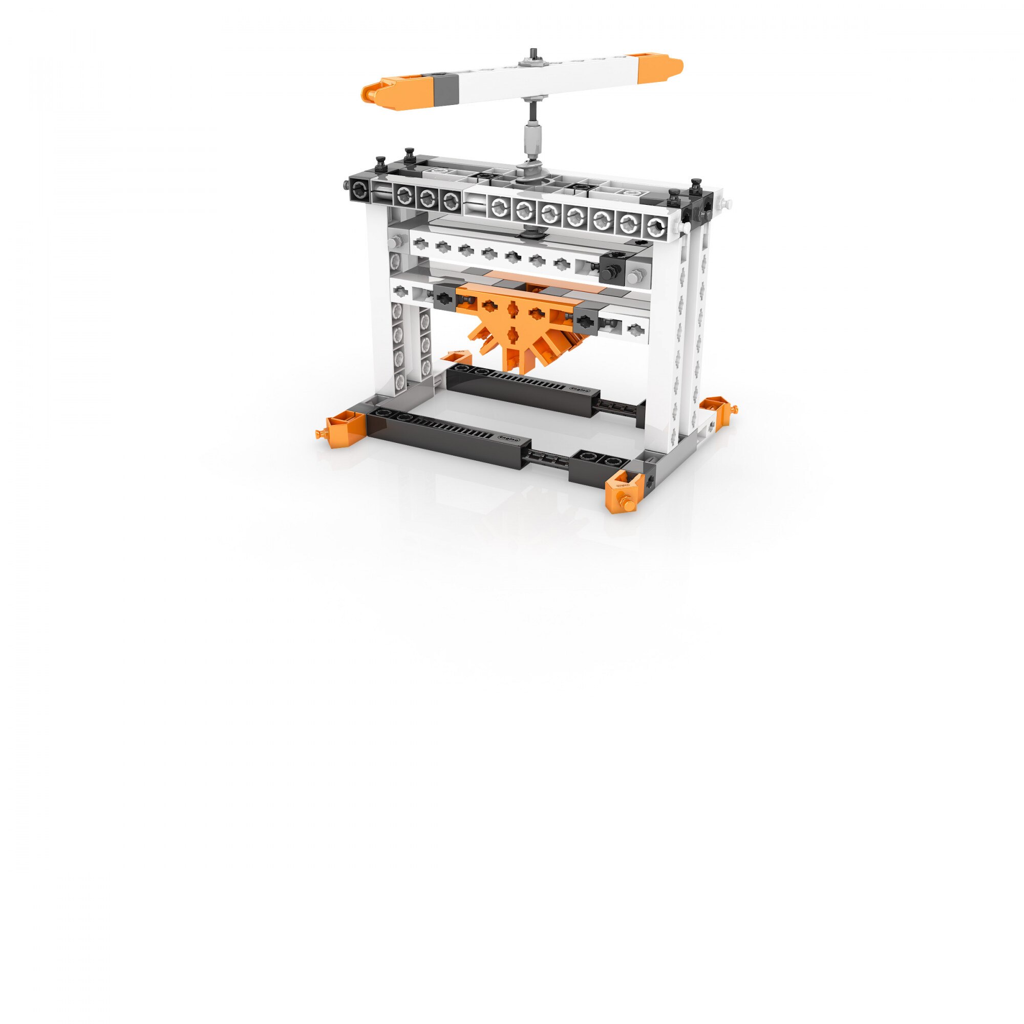 Joc de constructie educativ, ENGINO Descoperind STEM - MECANICA: Roti ...