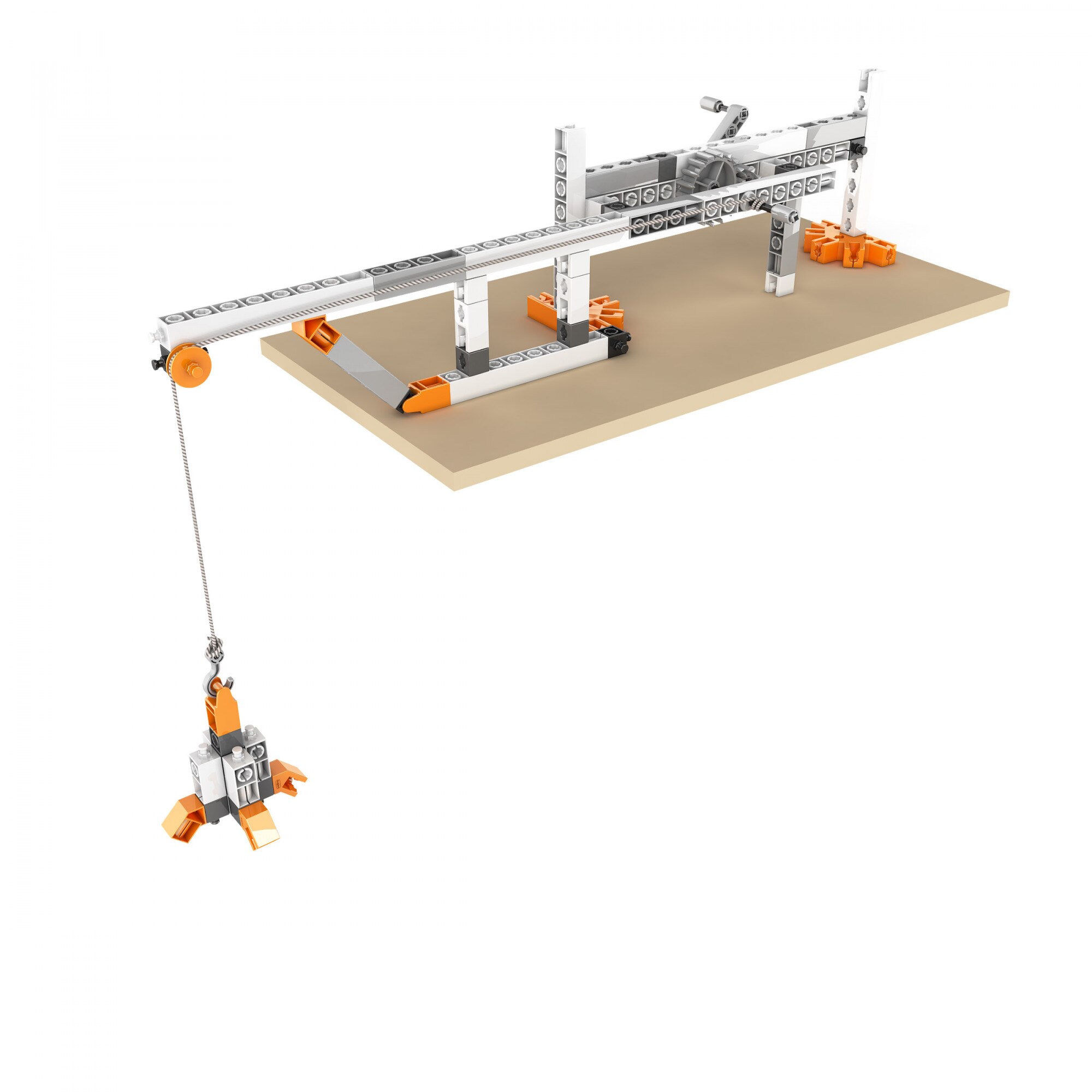 Joc de constructie educativ, ENGINO Descoperind STEM - MECANICA: Roti ...