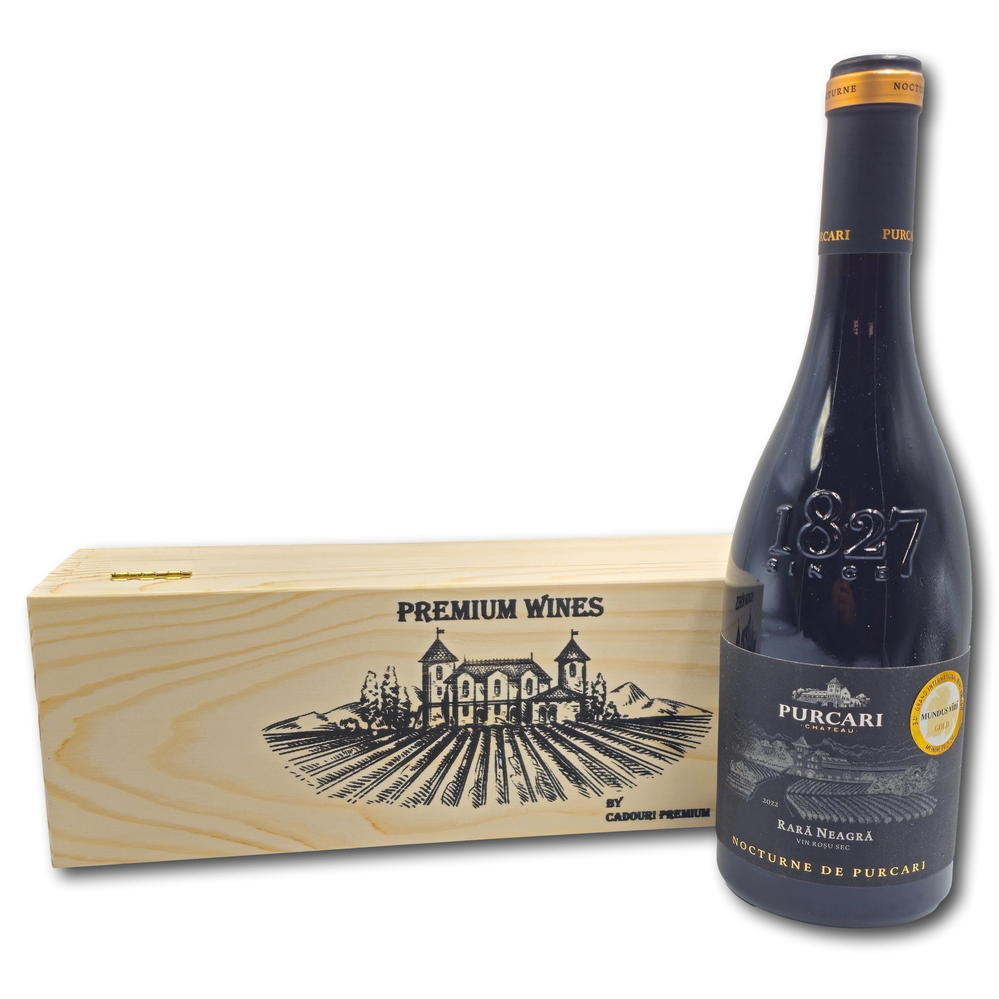 Pachet cadou original, CADOURI PREMIUM®, model Purcari Smart Box ce ...