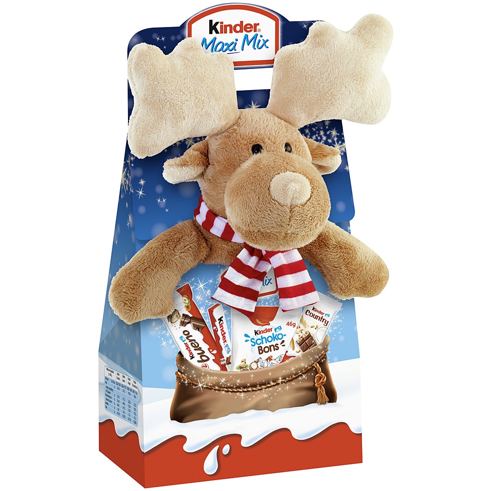 Pachet ciocolata Kinder, diverse sortimente, Kinder Maxi Mix Plush ...