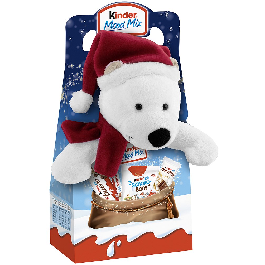 Pachet ciocolata Kinder, diverse sortimente, Kinder Maxi Mix Plush ...