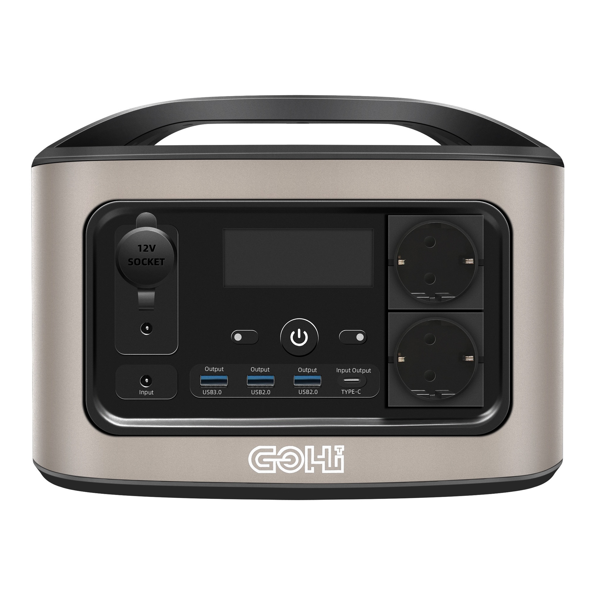 Centrala electrica portabila GOHI, 432Wh, 600W, 2xAC, 3xUSB-A, 1xType-C ...