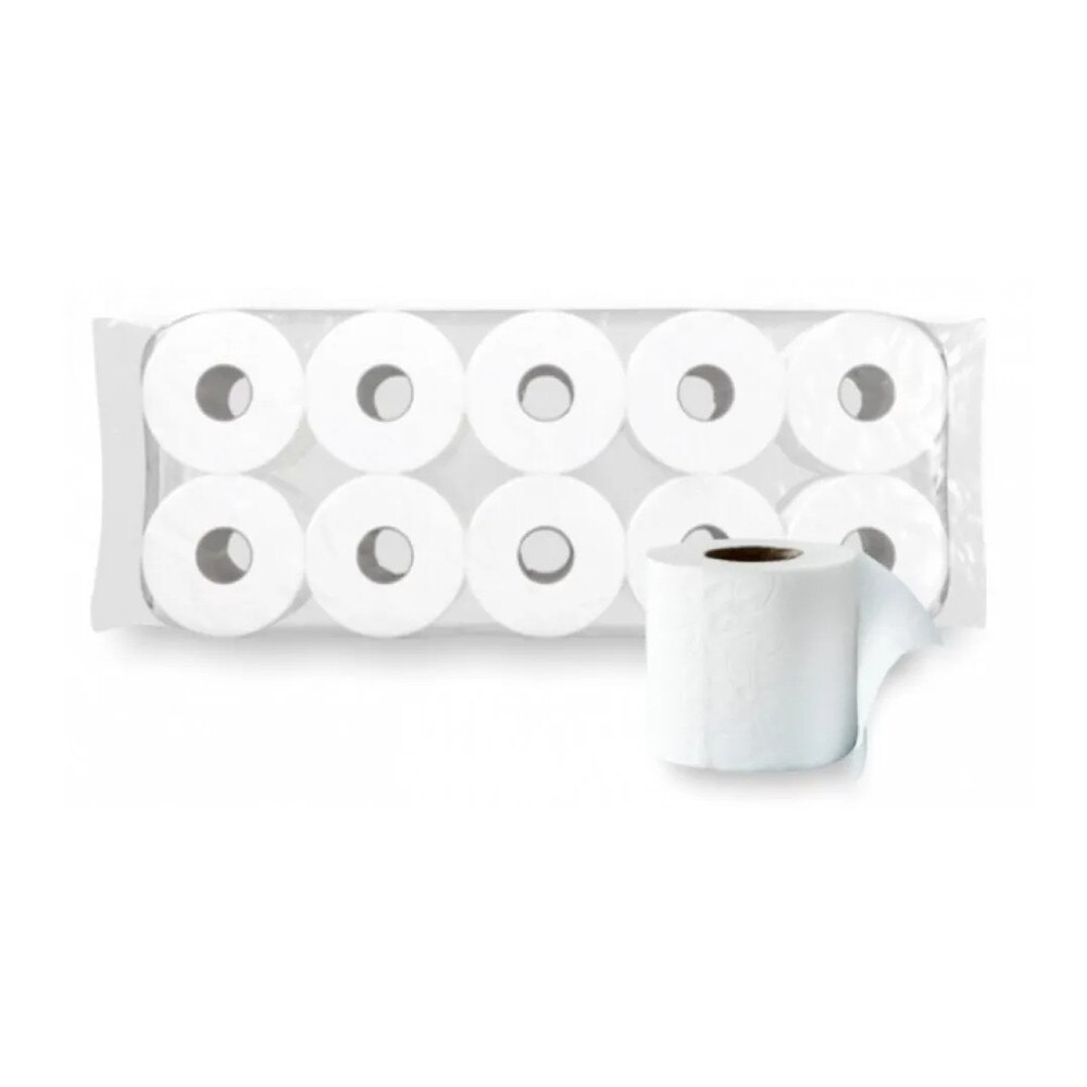 Hartie igienica Esentis Neutru, 3 straturi, alba, 120 portii, 14 m, 10 ...