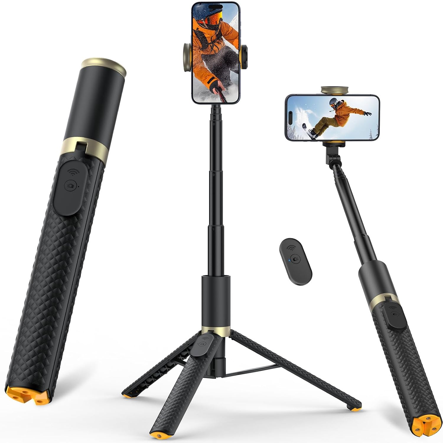 Trepied Foto Telescopic Talzov® Pentru Telefon/Camera Foto, Telecomanda ...