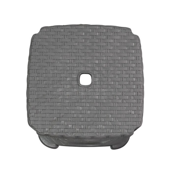 Taburet de gradina / terasa, fix, Ada, plastic, maro - eMAG.ro