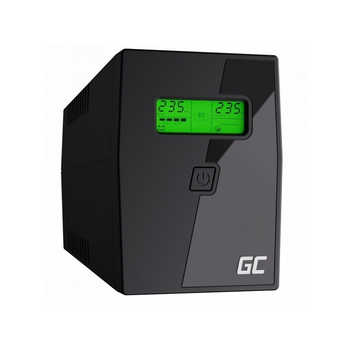 Green Cell UPS, 480W, 800VA, Micropower line-interactive, USB RJ11, LCD ...