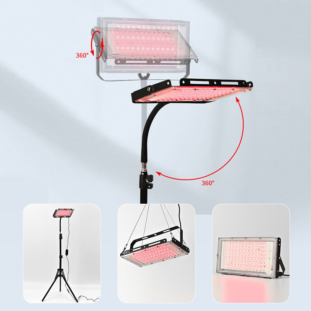 Lampa de terapie cu lumina rosie, Bedee, 96 LED-uri, 660nm si 850nm ...