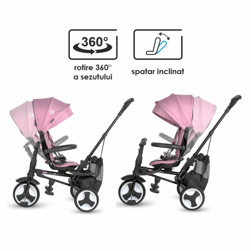 Tricicleta pentru copii Coccolle Spectra Plus Orchid Violet ...