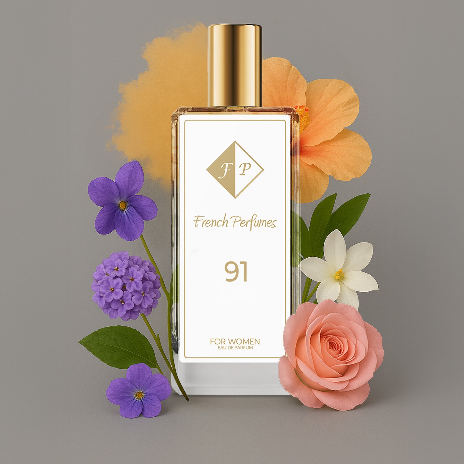 Parfum de dama, French Perfumes, NO. 91, Floral, 104 ml - eMAG.ro