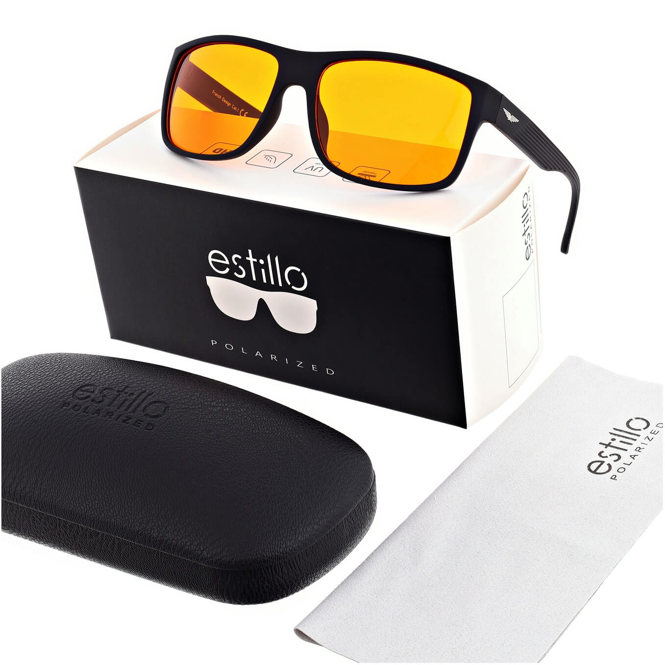 Ochelari de vedere Estillo, blocare 100% a luminii albastre, rame negre ...
