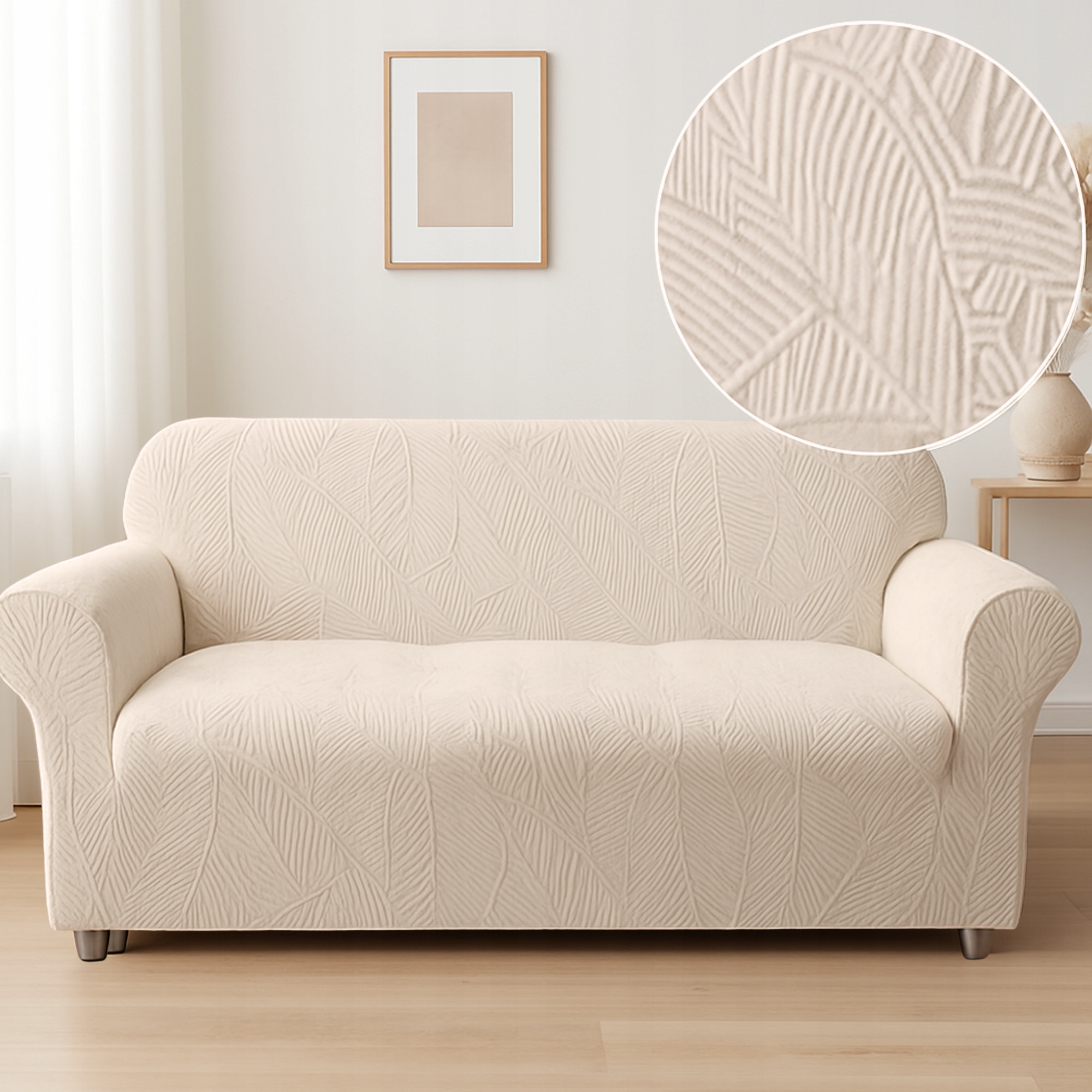 Husa canapea, HomeDesign, Elastic, Ideal pentru living, dormitor, Usor ...