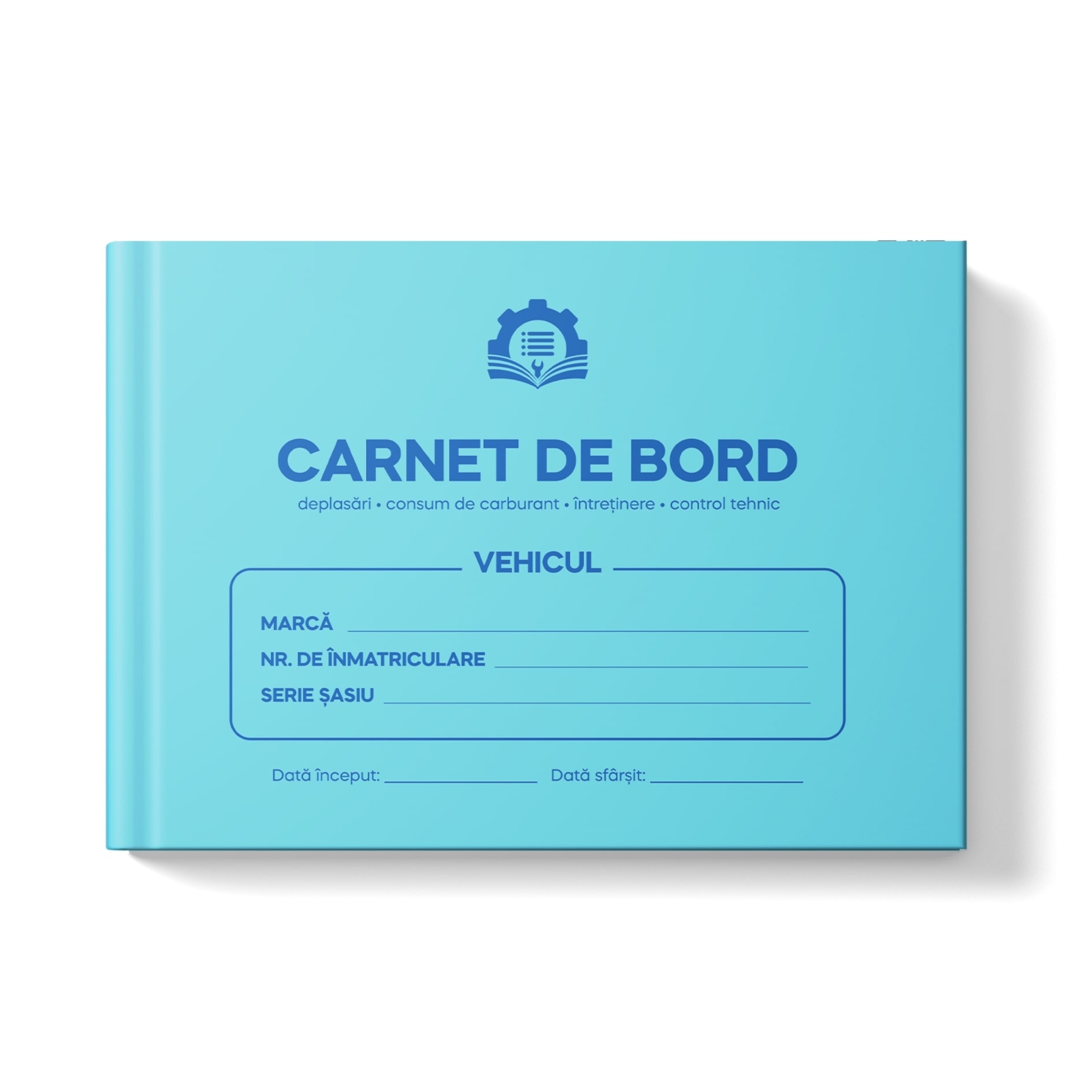 Carnet de Bord Auto – Format A5, 48 Pagini, Pentru Flote, Transport si ...