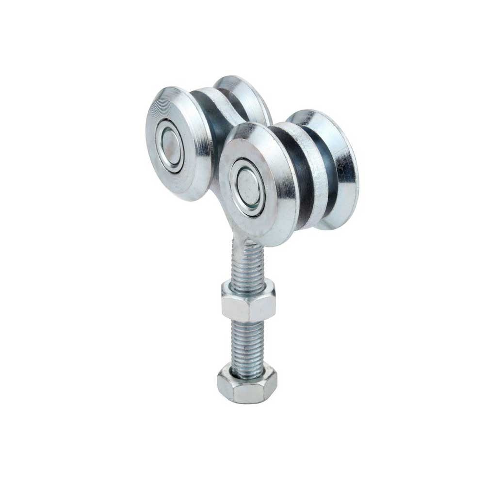 Rola dubla tip carucior cu 4 role pentru sina suspendata 33x34 mm, otel ...