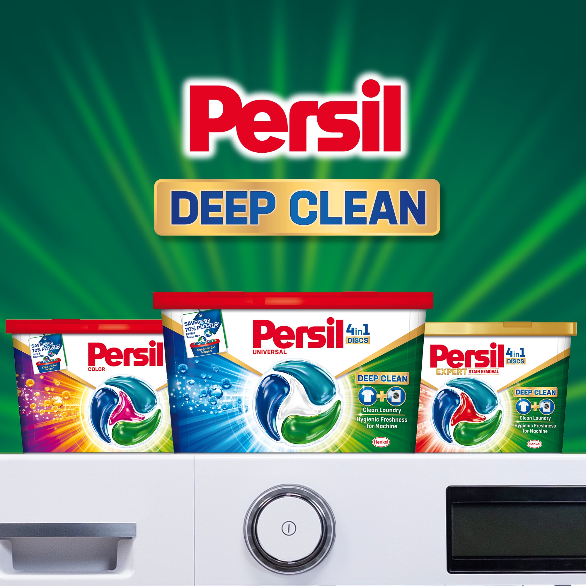 Detergent Capsule Persil 4in1 Discs Universal, 60 buc, curatare ...