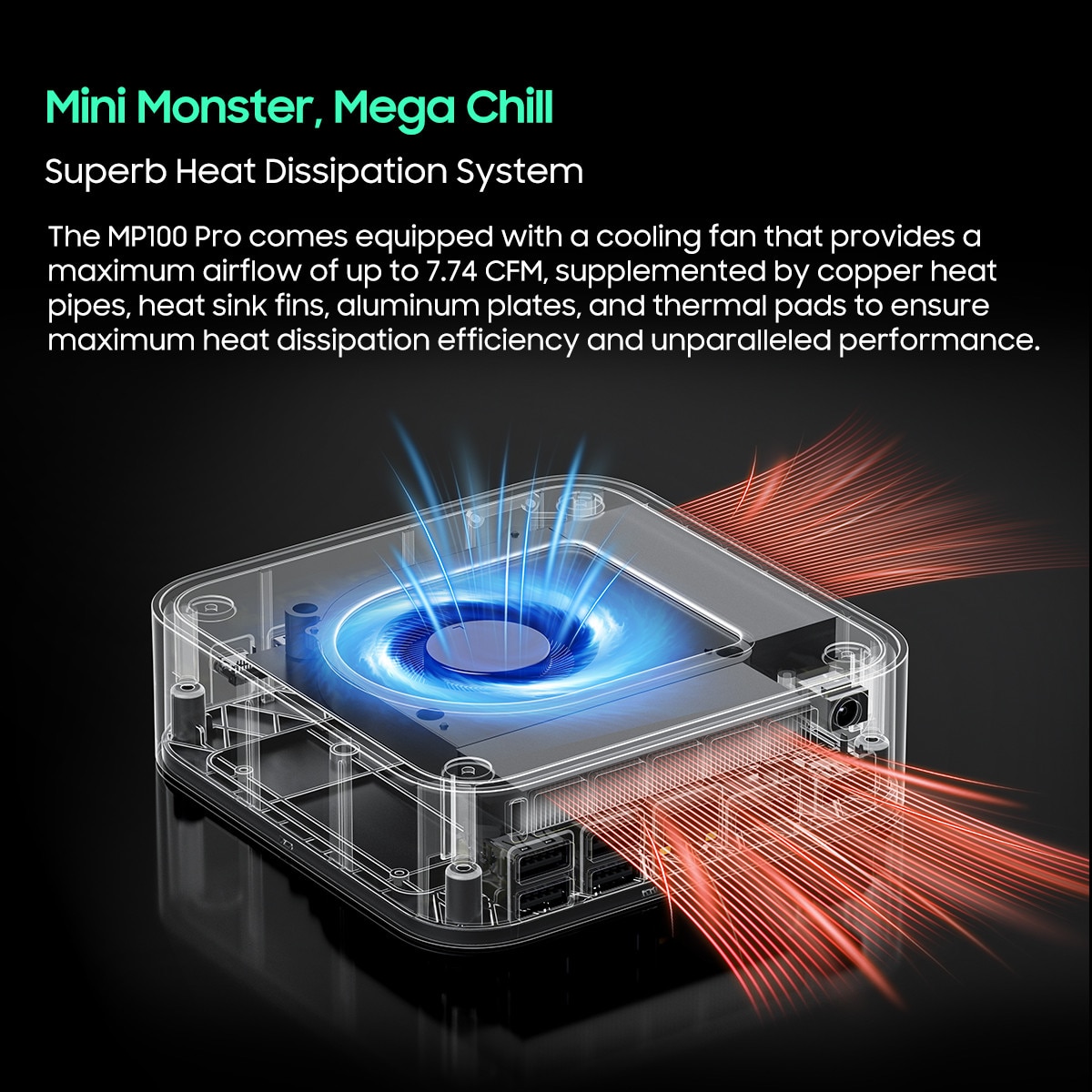 Mini PC Blackview MP100 Pro, Intel Alder Lake I3-1215U 16GB+512GB SSD ...