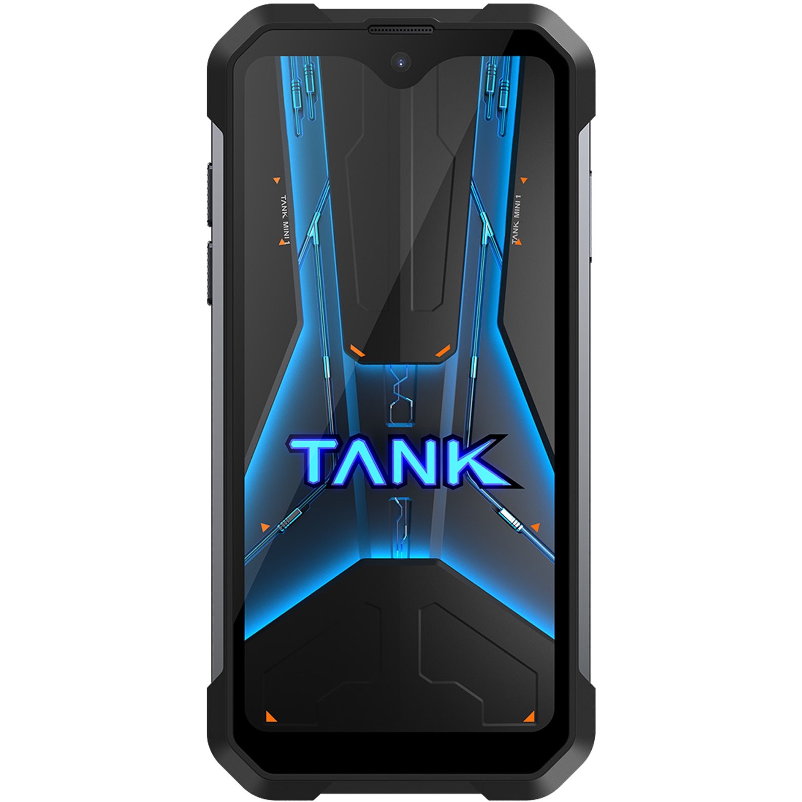 Мобилен телефон Unihertz Tank Mini, Dual SIM, 4G, HD+ 4.3", 15GB RAM ...