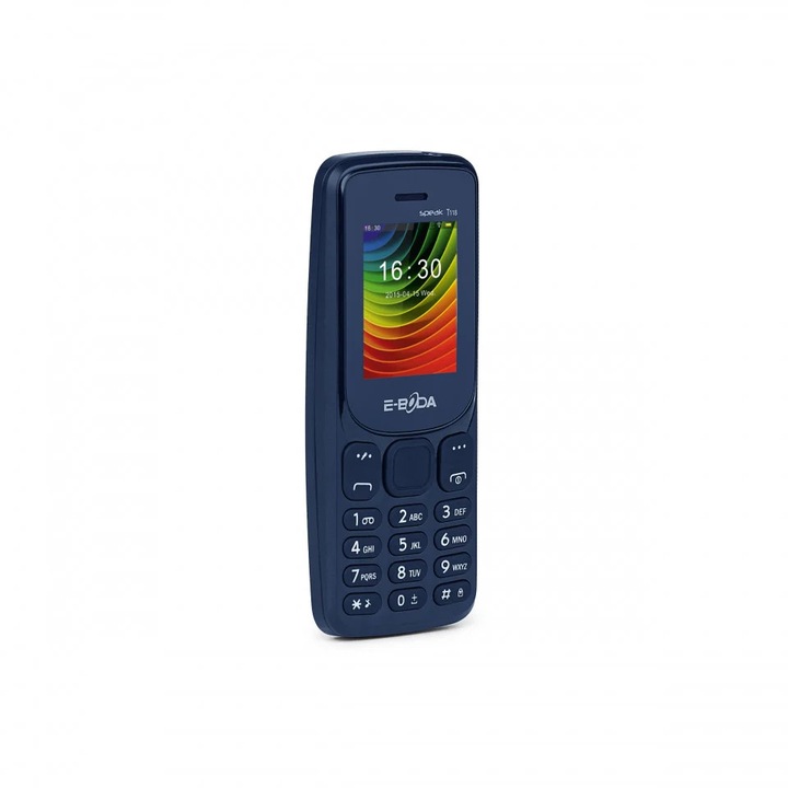 Telefon Mobil E-Boda Speak T118, Cu butoane, Bluetooth 2.0, Dual Sim ...