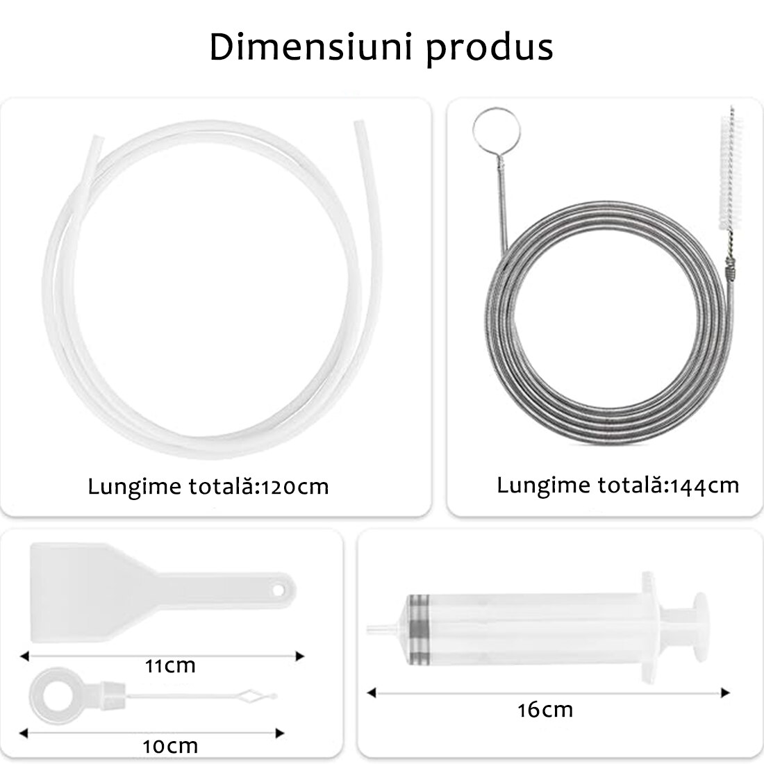 Instrument de curatare a scurgerilor de frigider cu 6 piese, cu ...