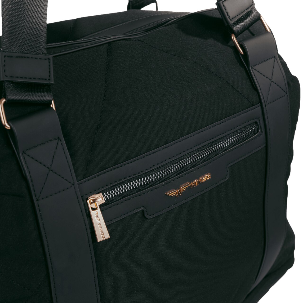 WINGS Geanta de calatorie, Negru 20L, material textil, pe umar, unisex ...