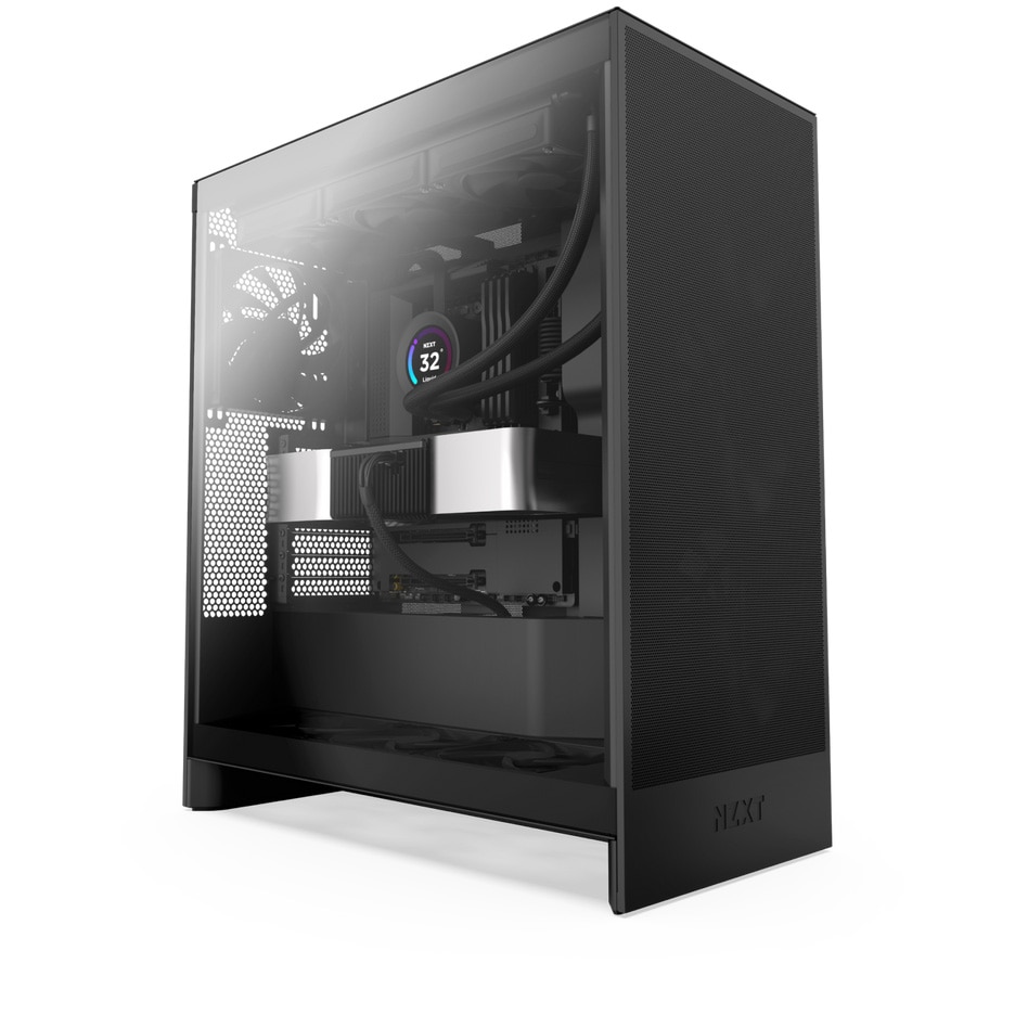 Carcasa NZXT H7 Flow ( 2024 ), Mid-Tower, ATX, Negru - eMAG.ro