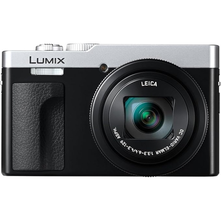 Camera foto compacta de calatorie Panasonic LUMIX DC-TZ99E-S, obiectiv ...