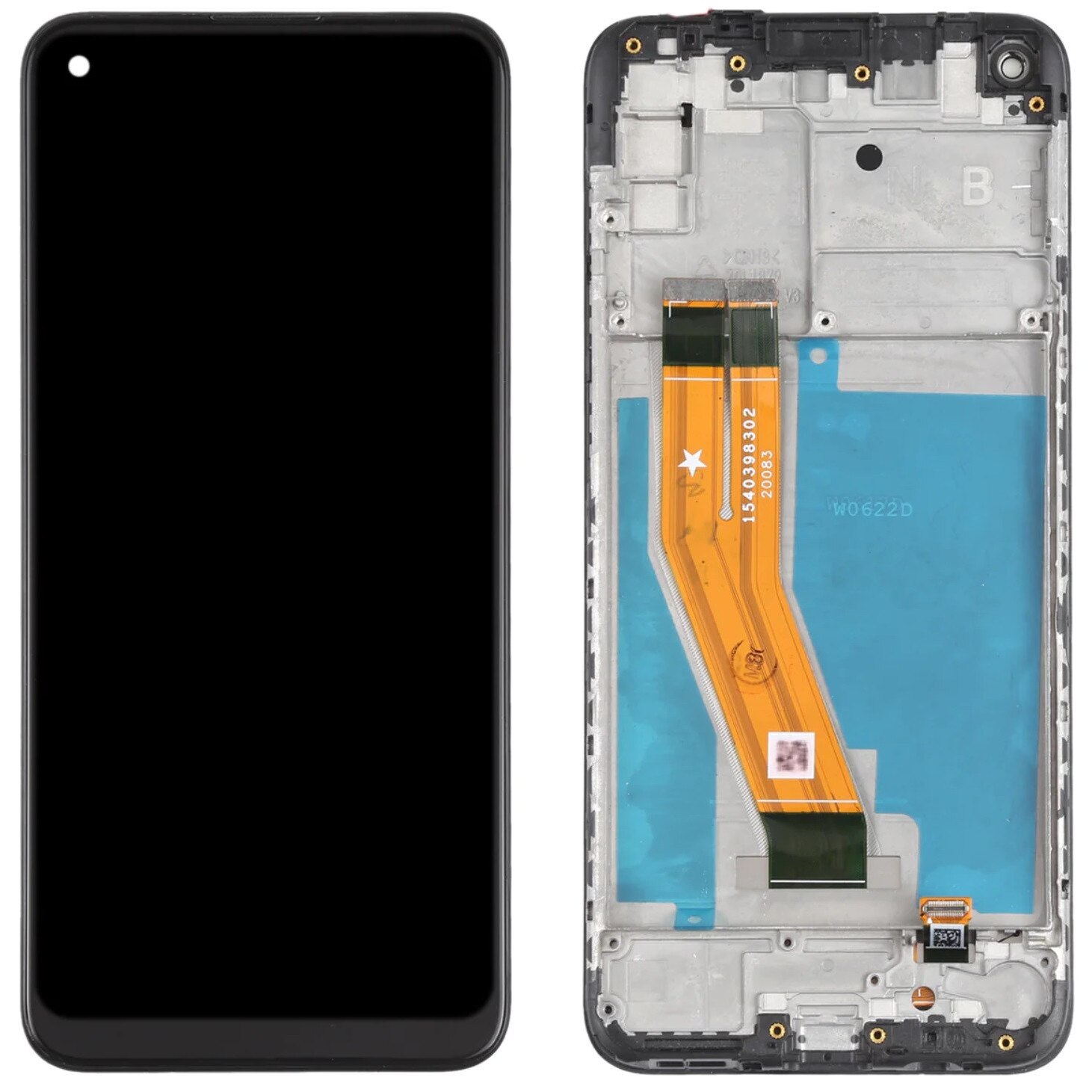 Display LCD original Samsung Galaxy M11 SM-M115F, 6,40", IPS, negru, cu ...