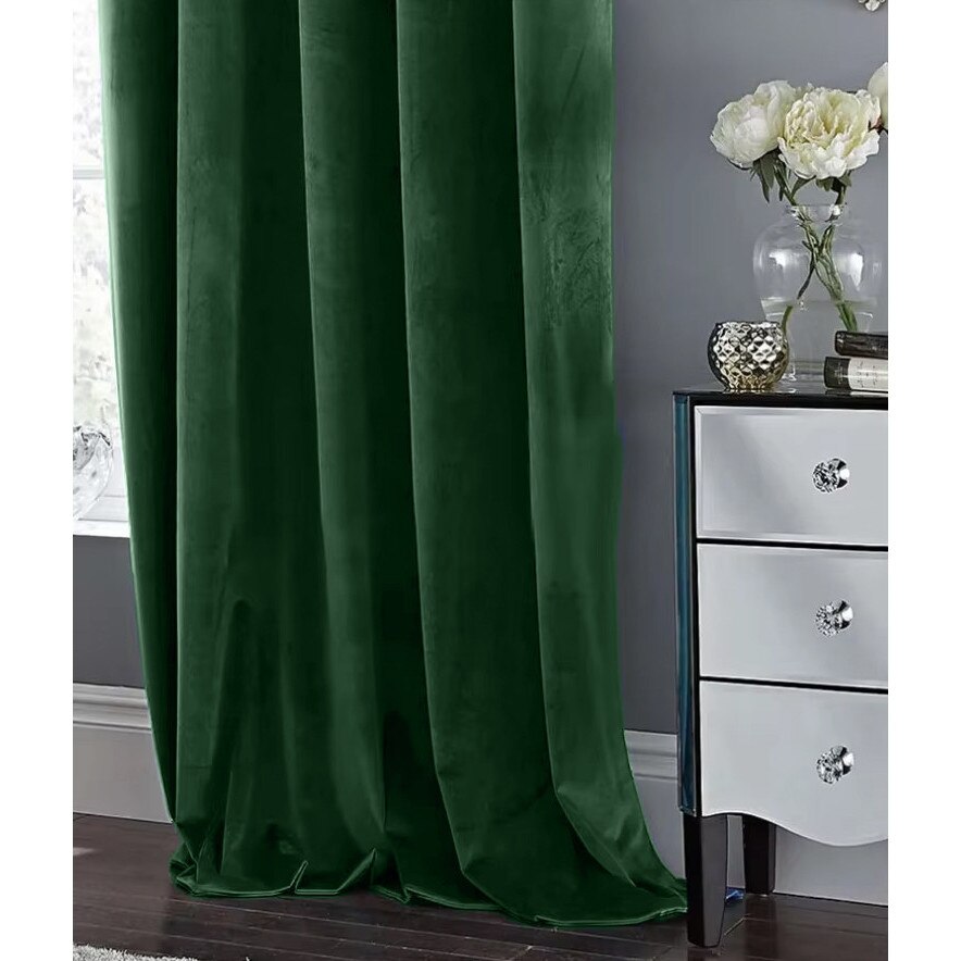 Draperie 140x250cm, verde, 90% opacitate - eMAG.ro