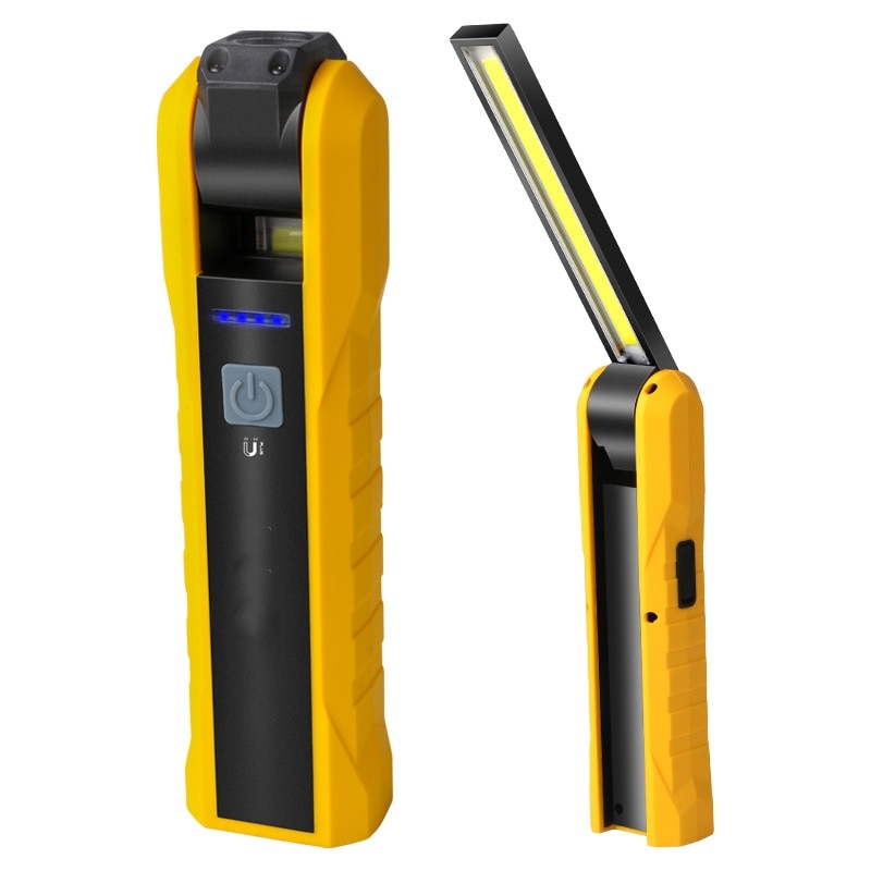 Lanterna, 400 lumeni, LED, 2000mAh, reincarcabila prin USB, baterie cu ...