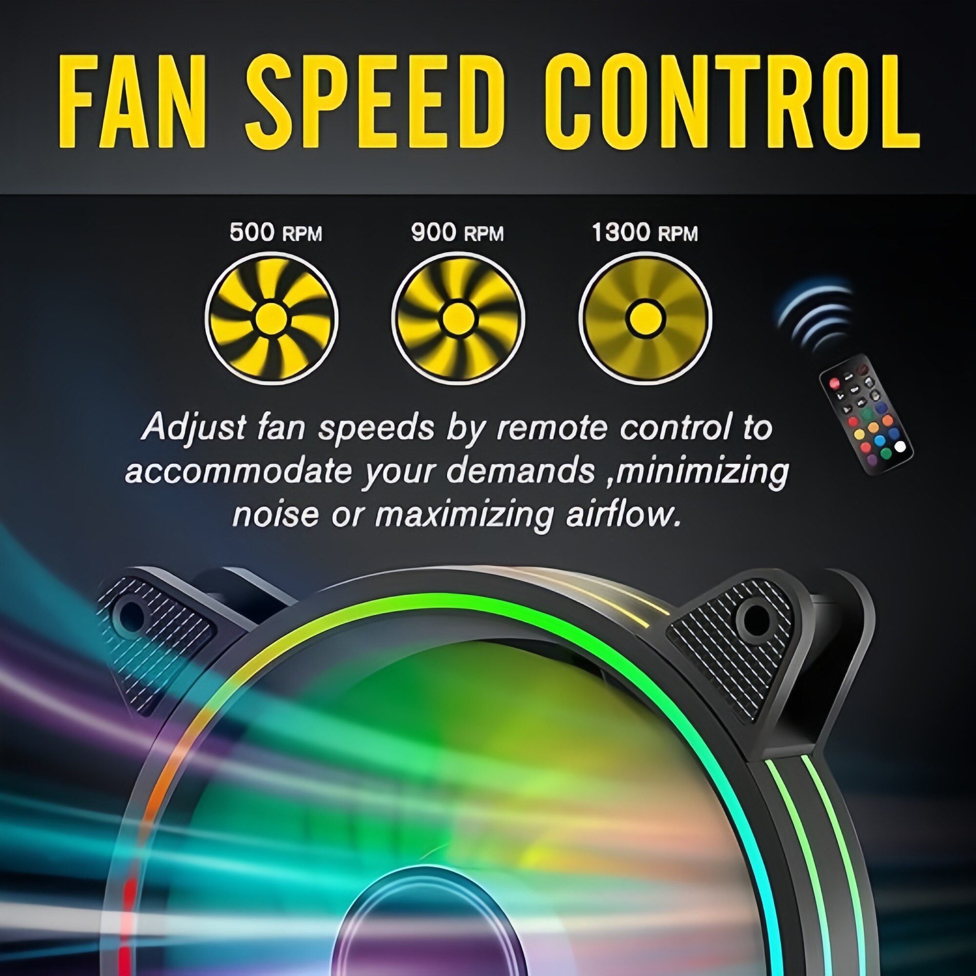 Set de10, Ventilator de carcasa RGB, Ventilator de racire RGB ultra ...