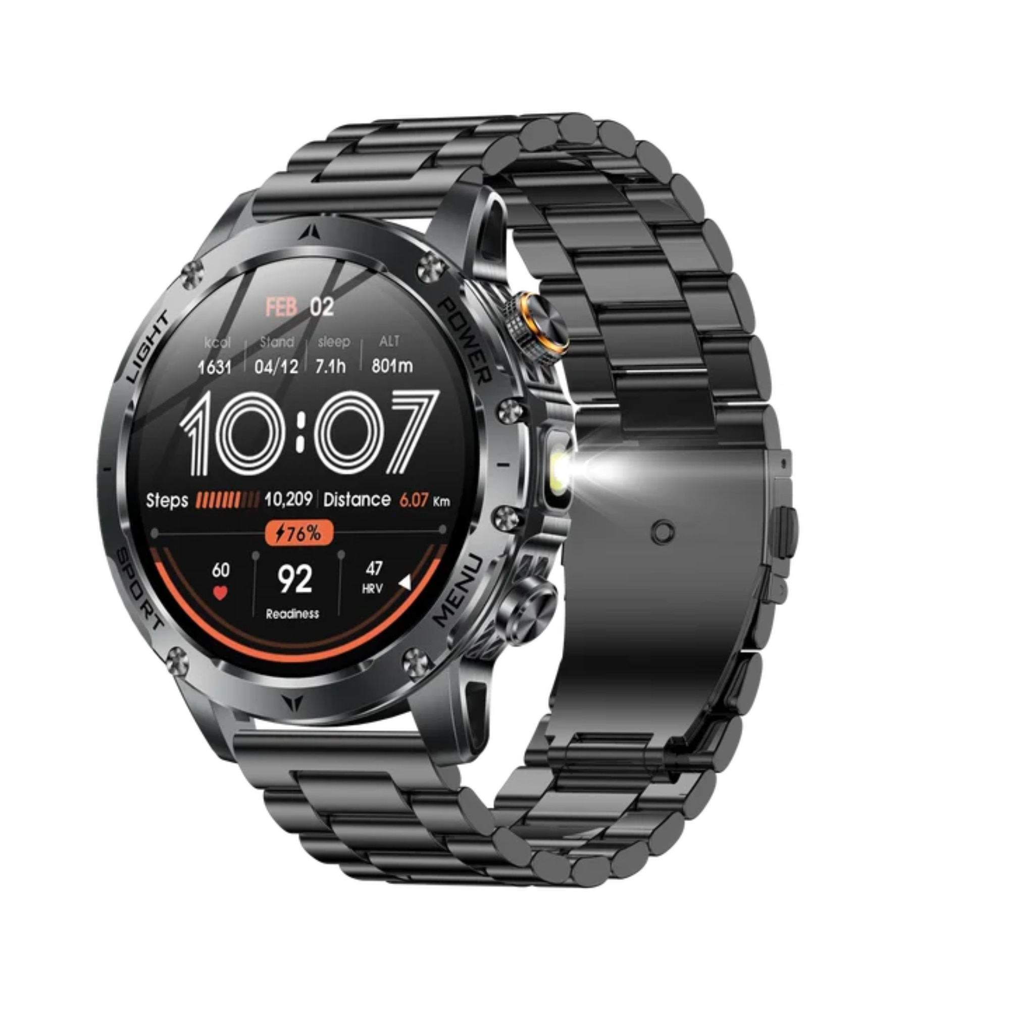 Ceas Smartwatch Barbati MGA, Display Amoled Full HD 360x360 Touch 1.7 ...
