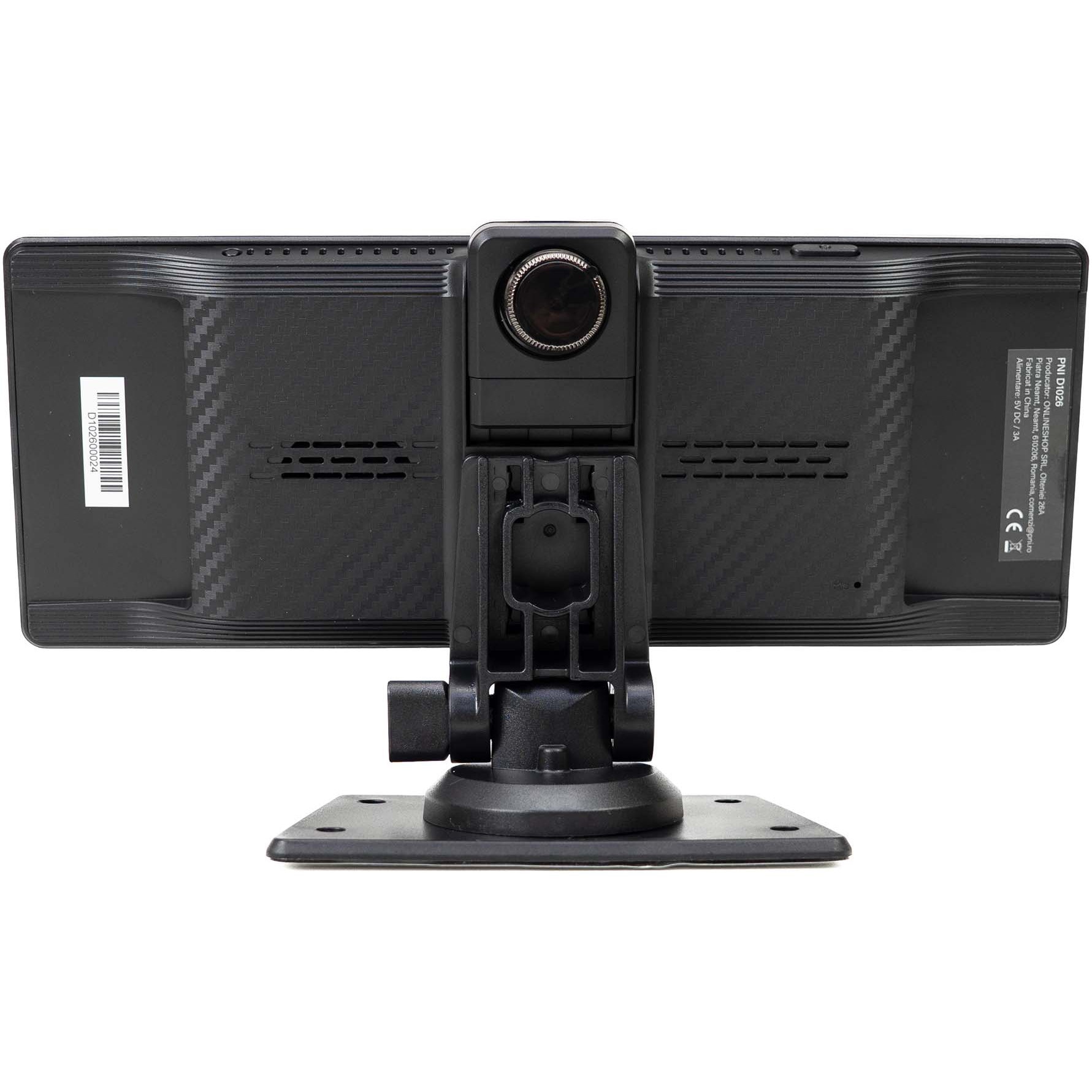 Автомобилен монитор с DVR PNI D1026 10.26 инча, безжичен Carplay ...